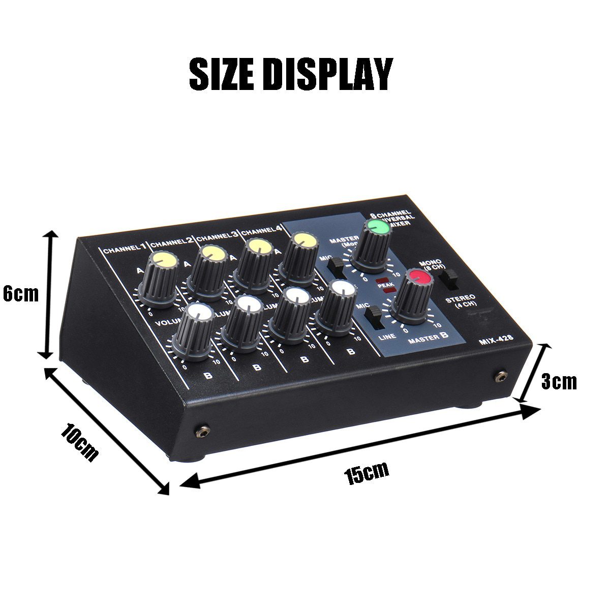 48V 5W Console de mixage numérique multicanal karaoké Console de mixage ...