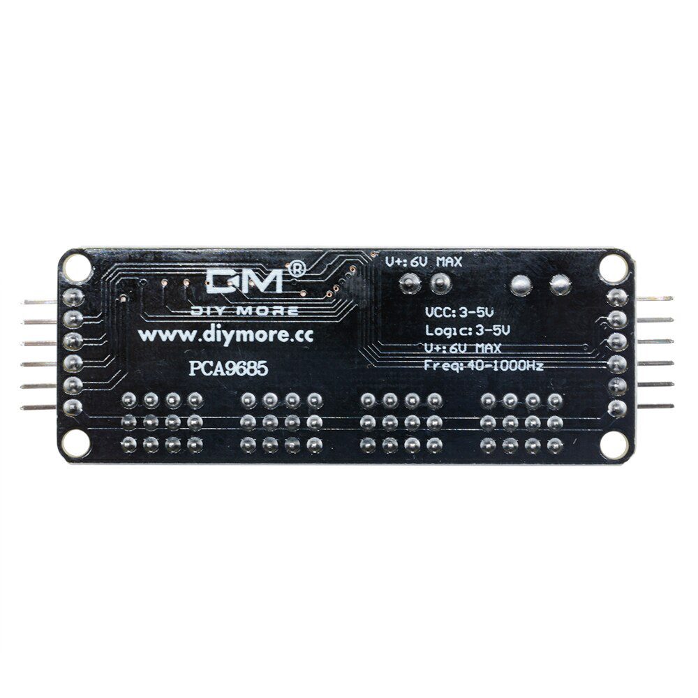 Servomoteur 12 bits 16 canaux PWM I2C IIC PCA9685 module pilote pour Arduino Raspberry pi Robot ...