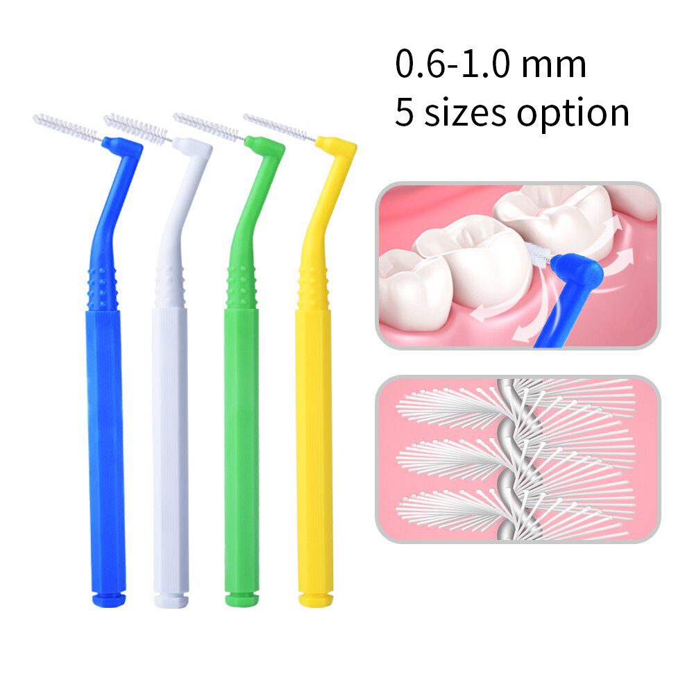 Y-kelin 10 pièces 0.6-1.0mm adultes brosse interdentaire propre entre ...