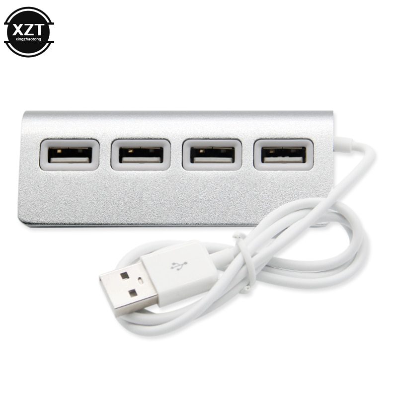 Concentrateur USB Portable 4 ports aluminium haute vitesse USB 2.0 ...