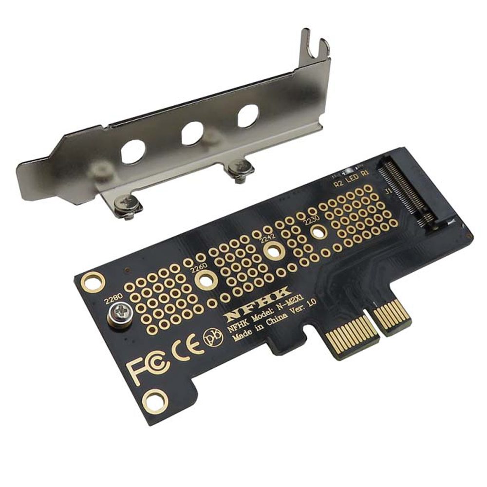 NVMe PCIe M 2 NGFF SSD Vers PCIe X1 Carte Adaptateur PCIe X1 Vers M 2